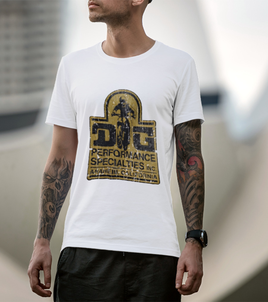 Dg Bmx 1974 Performance Specialties Inc Anaheim California T-Shirt
