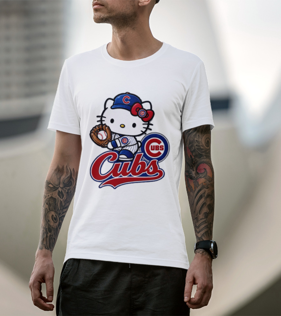 Hello Kitty Cubs 2026 MLB Baseball Chicago T-Shirt