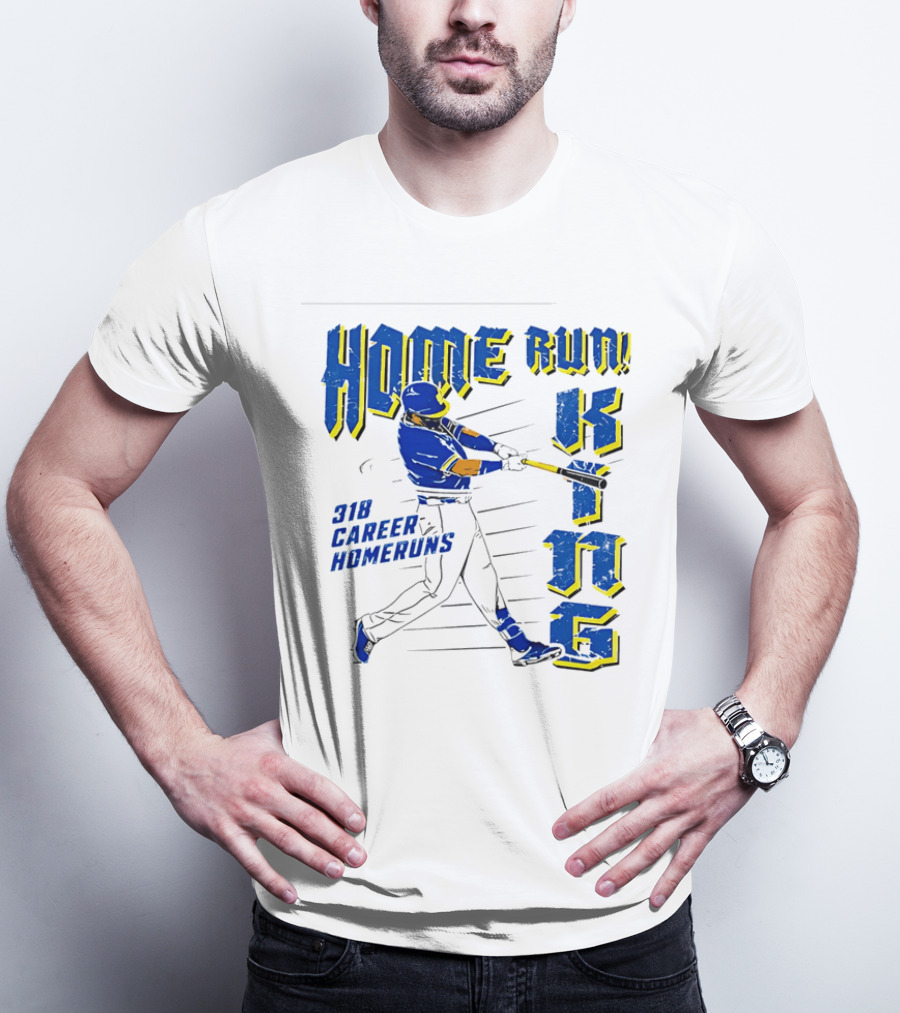 Home Run King 318 Career Homeruns Baseball Player T-Shirt