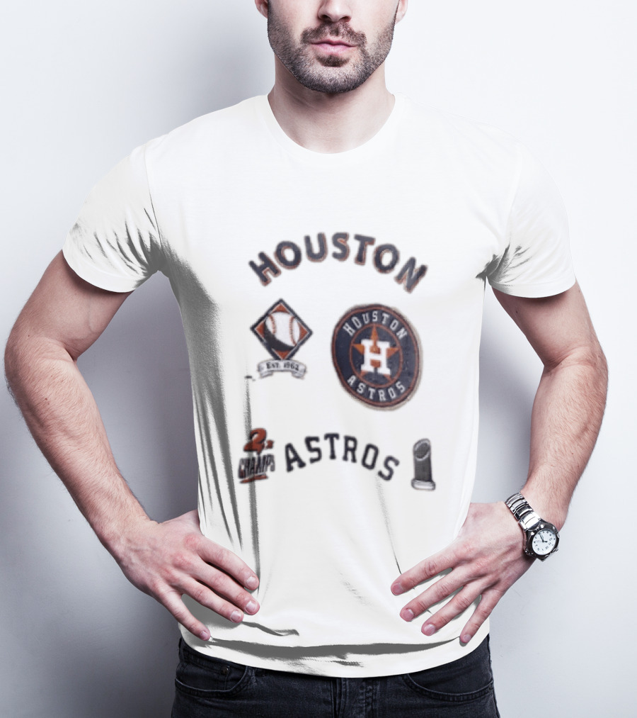 Houston Astros 2x Champs Baseball EST 1962 T-Shirt