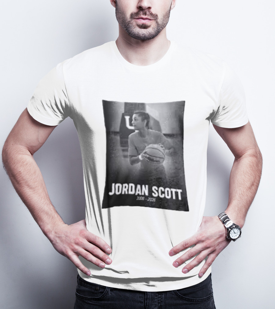 Jordan Scott Basketball Tribute 2006 2026 RIP Memories T-Shirt