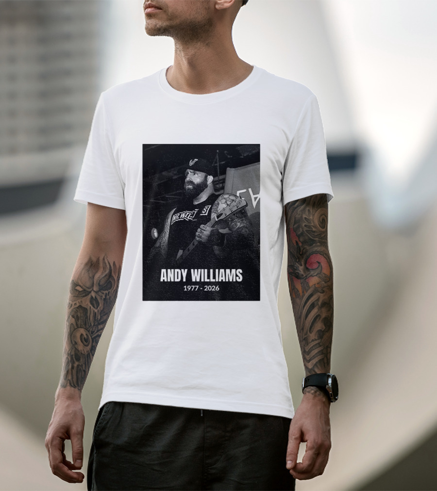 Andy Williams 1977 2026 Every Time I Die T-Shirt