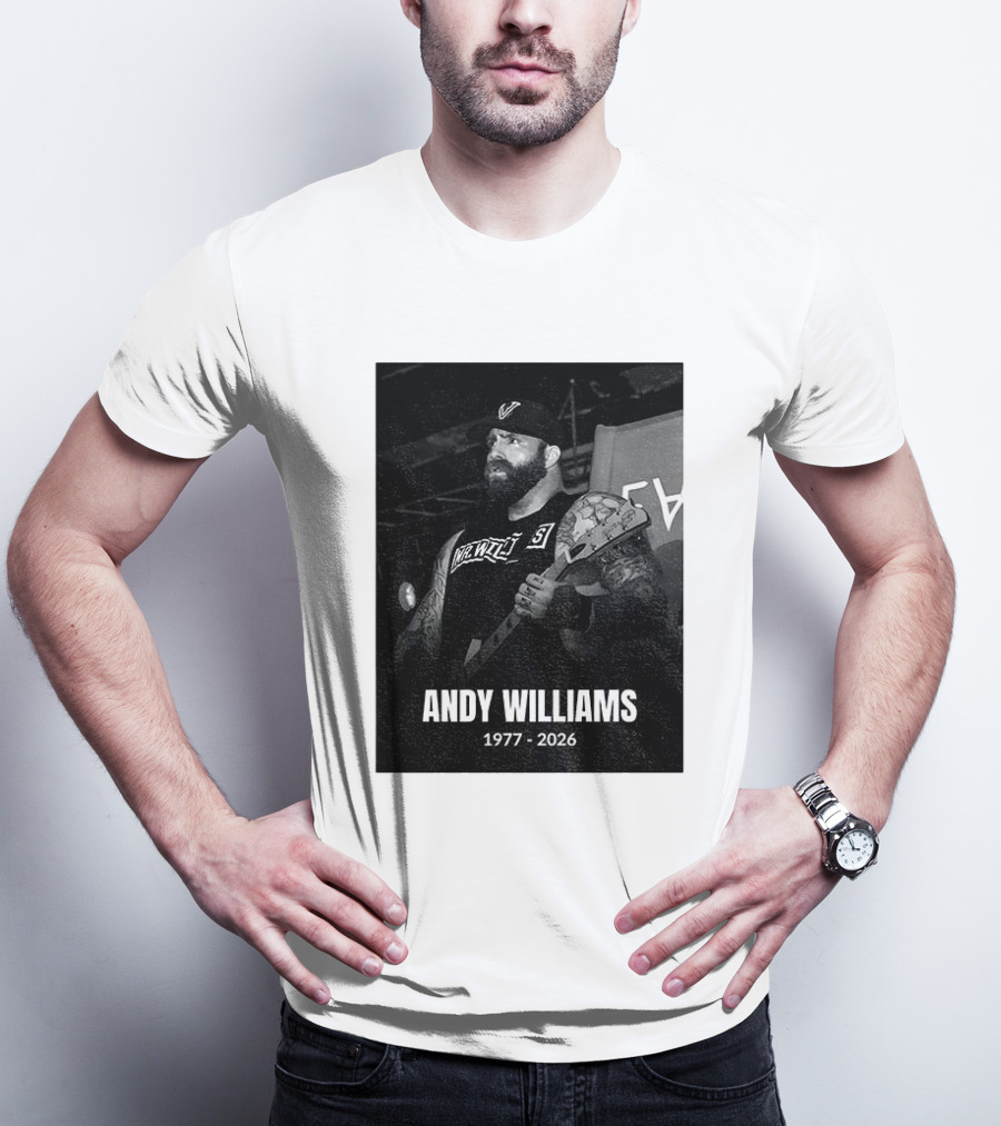 Andy Williams 1977 2026 Every Time I Die T-Shirt