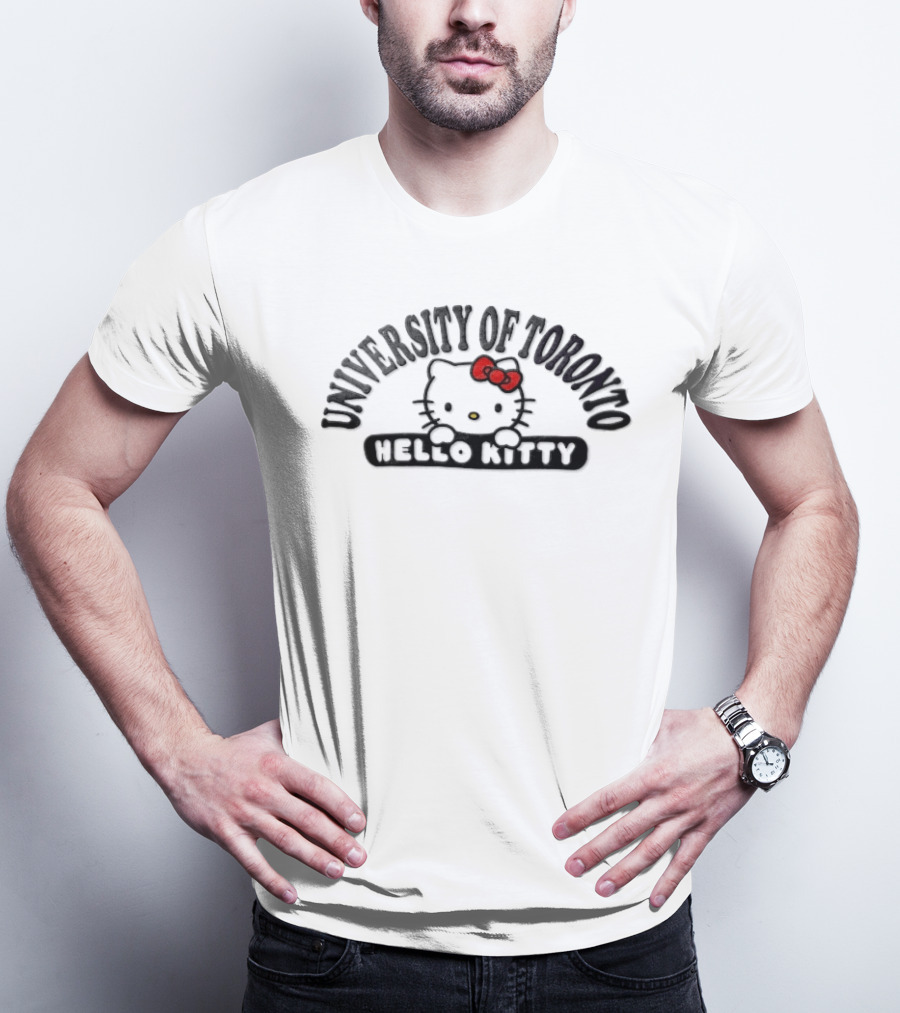 University Of Toronto Hello Kitty Red Bow Charm T-Shirt