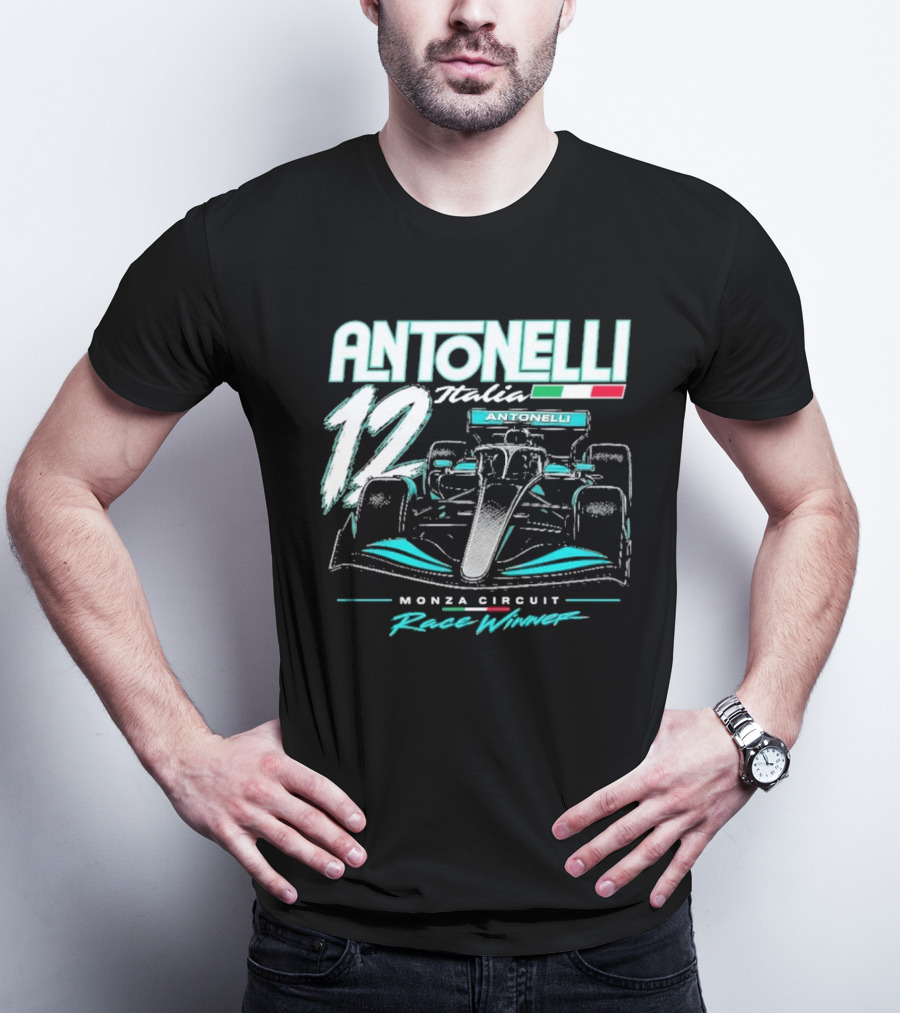 Antonelli Italia 12 Monza Circuit Race Winner T-Shirt