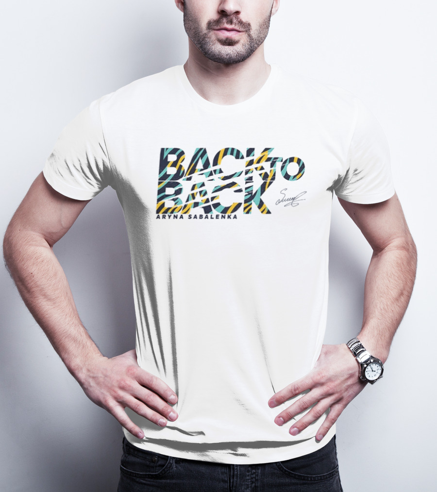 Back To Back Aryna Sabalenka Tiger Stripes T-Shirt