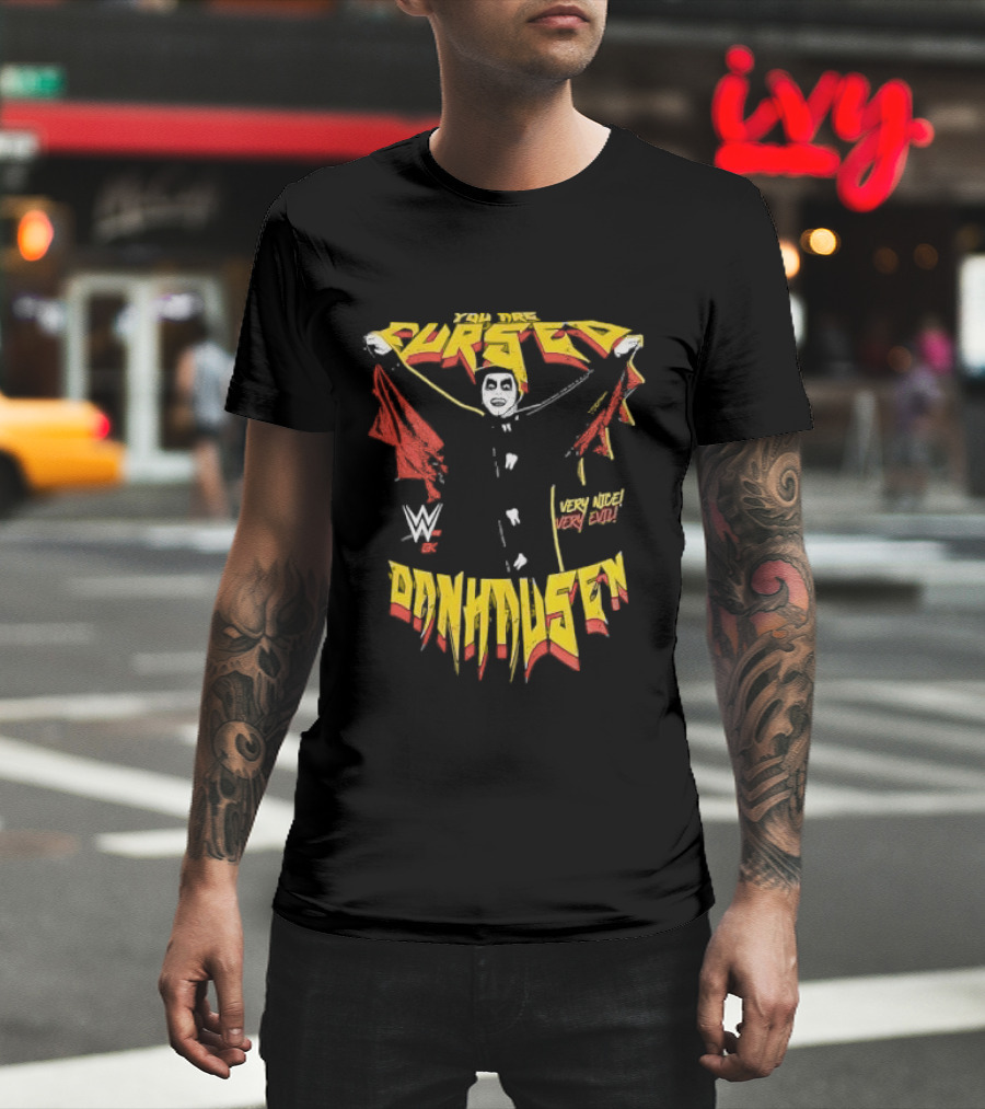 Cursed Very Nice Very Evil WWE Danhausen T-Shirt