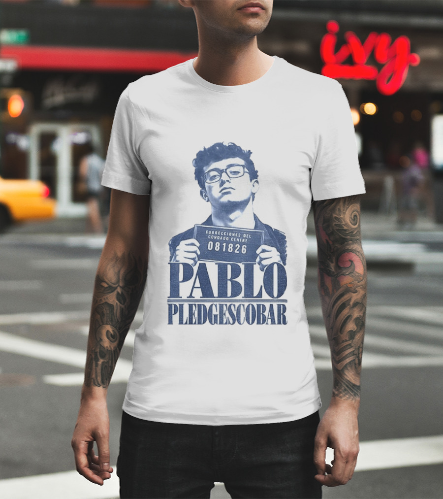 Pablo Pledgescobar Correcciones Del Condado Centre 081826 T-Shirt