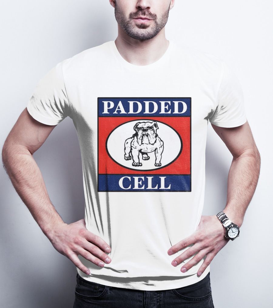 Punk Rock Padded Cell Bulldog Oval T-Shirt