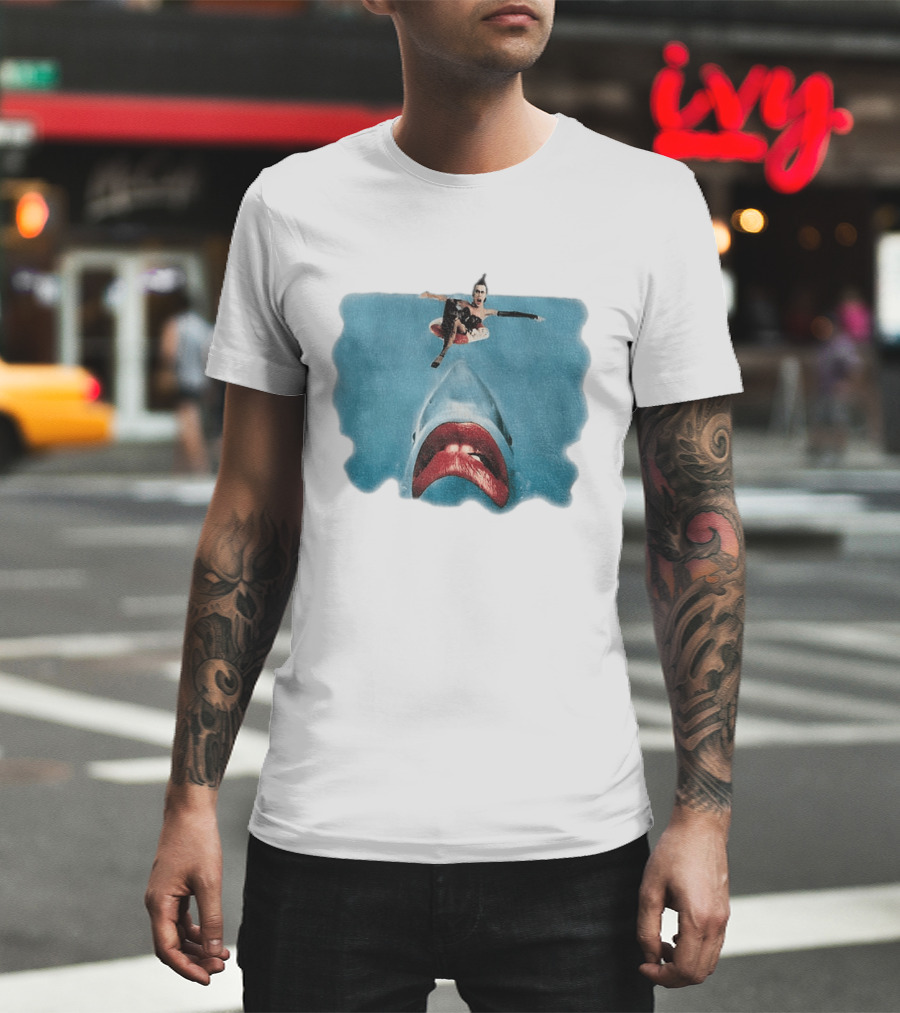 Sharky Horror Picture Show Jaws Mashup Movies T-Shirt