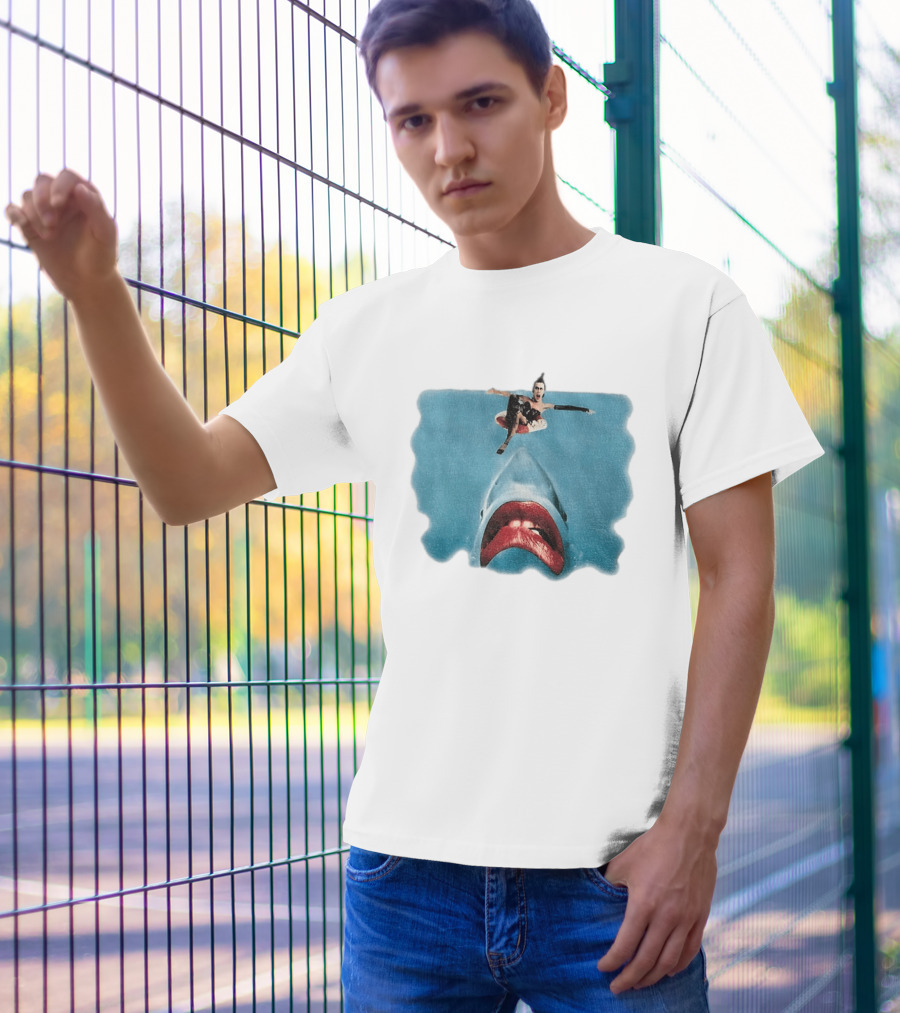 Sharky Horror Picture Show Jaws Mashup Movies T-Shirt