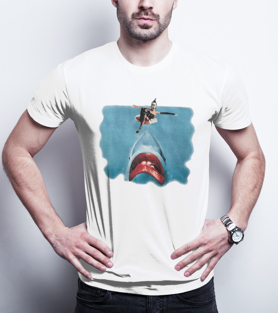 Sharky Horror Picture Show Jaws Mashup Movies T-Shirt