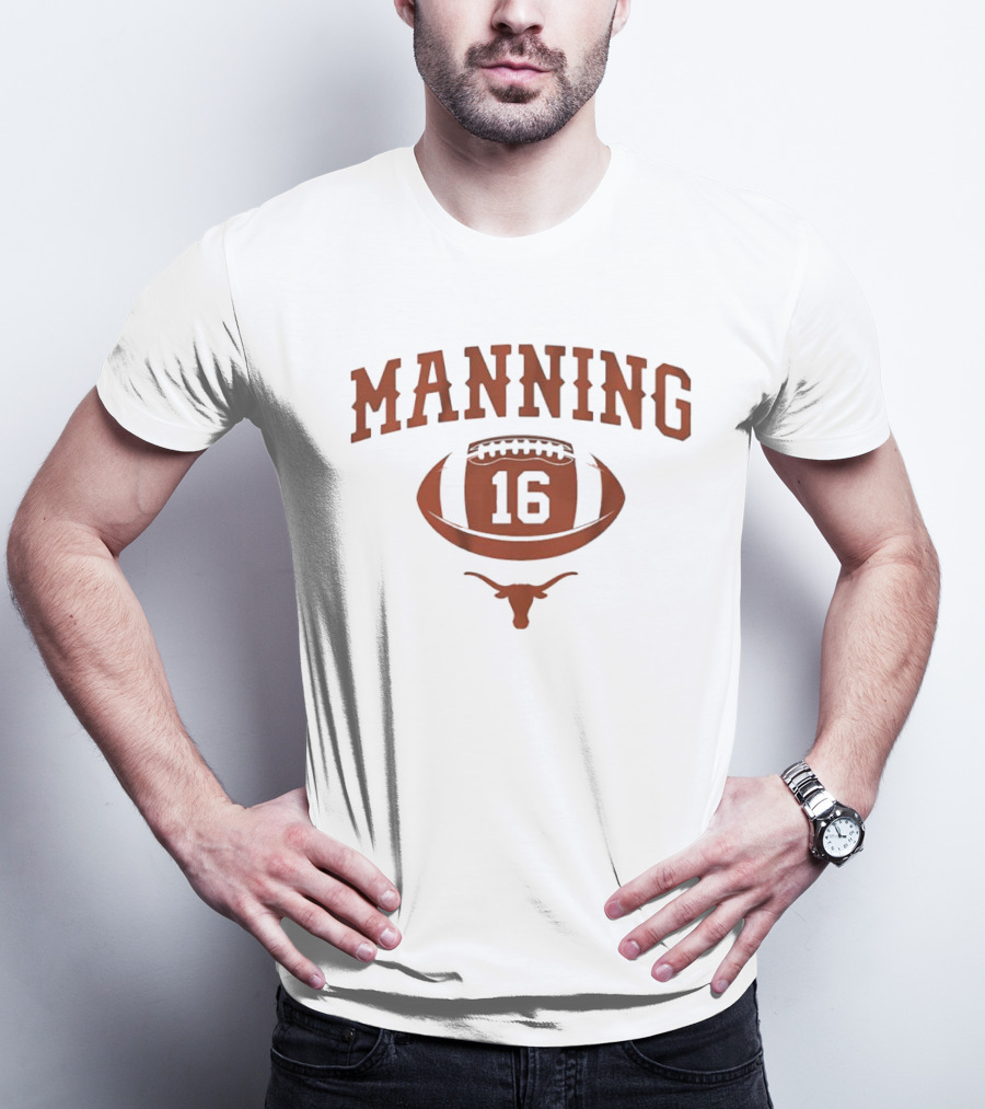 Texas Football Manning 16 Longhorn Heritage T-Shirt
