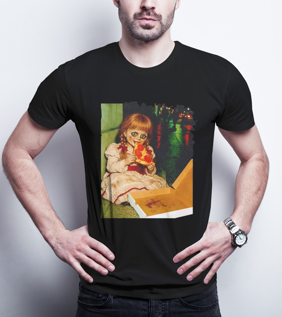 Annabelle Pizza Night Halloween T-Shirt