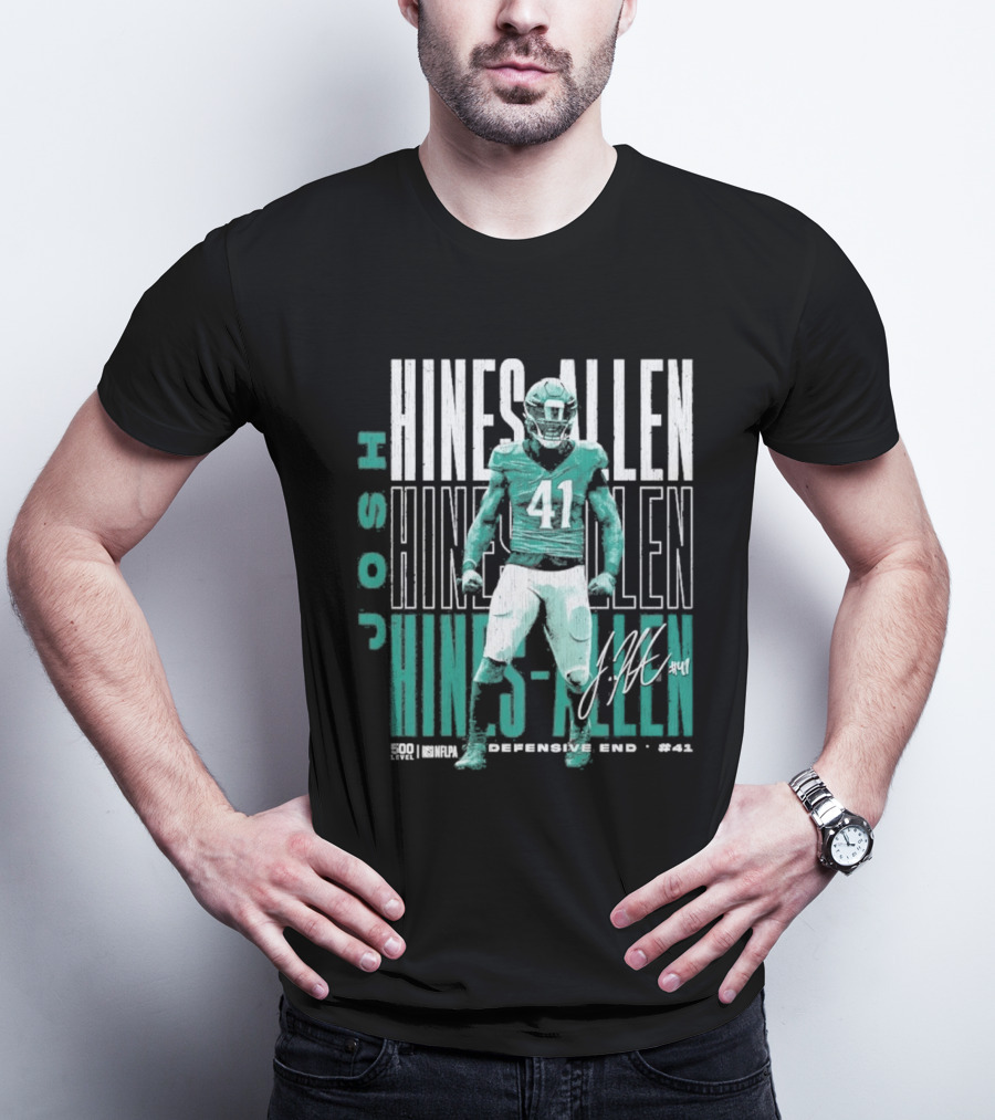 Josh Hines Allen 41 Jacksonville Football Repeat T-Shirt