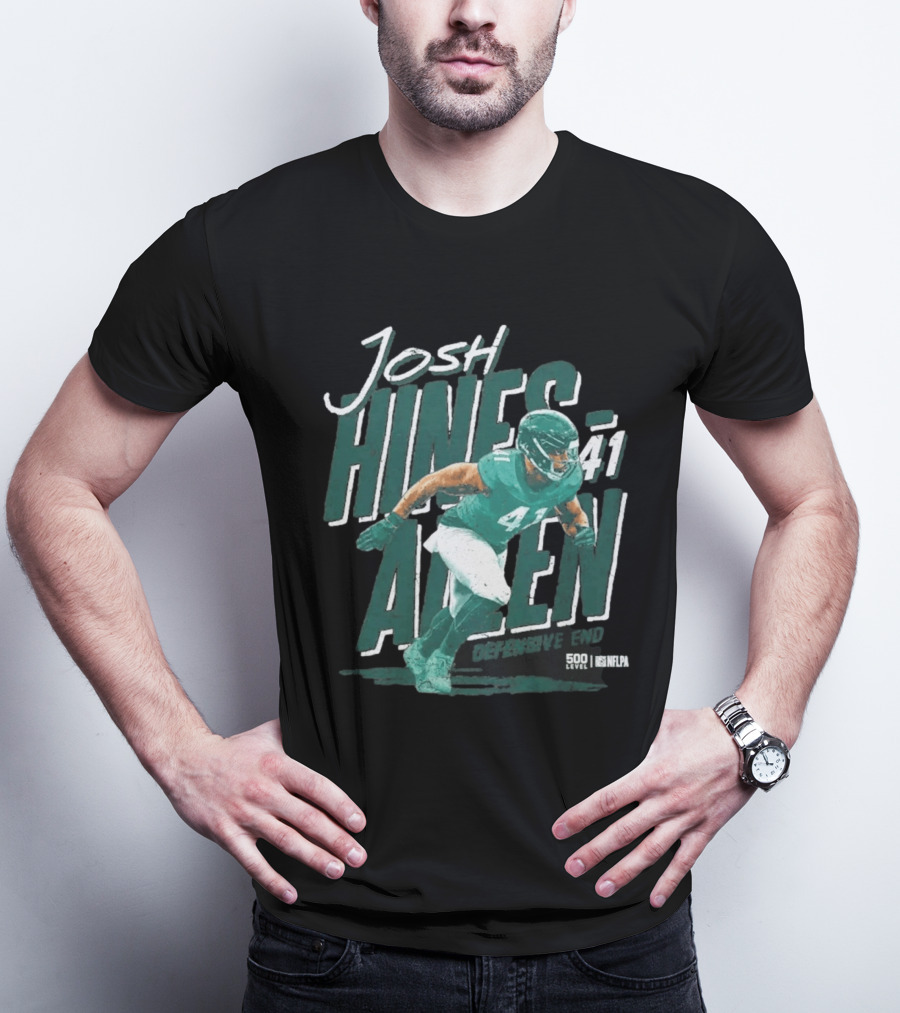 Josh Hines Allen 41 Defensive End NFLPA 500 Level T-Shirt