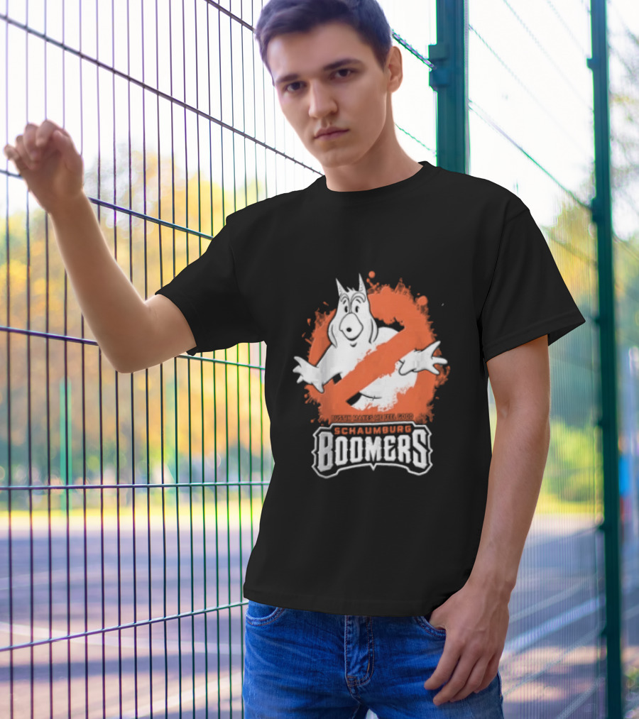 Schaumburg Boomers Bustin Makes Me Feel Good Ghostly T-Shirt