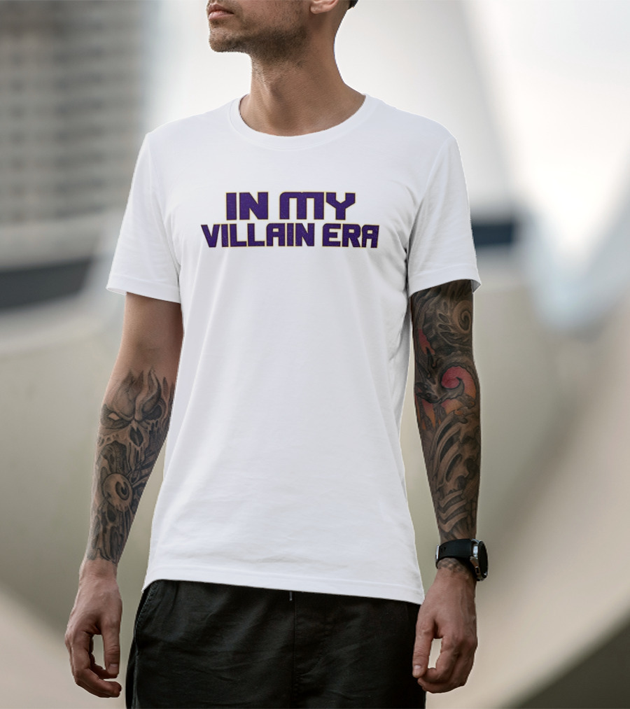 LSU Tigers Football In My Villain Era T-Shirt