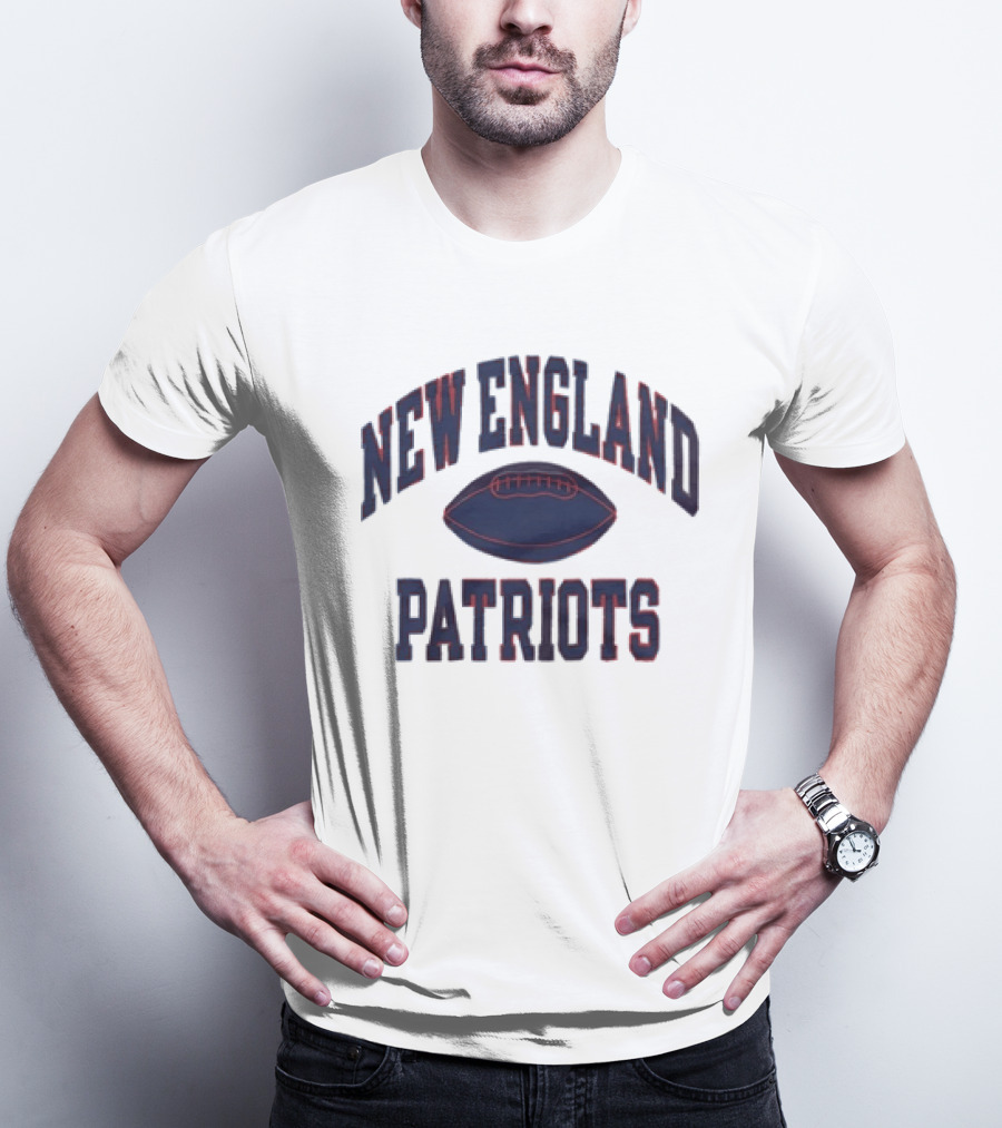 New England Patriots Gridiron Lightweight Football T-Shirt