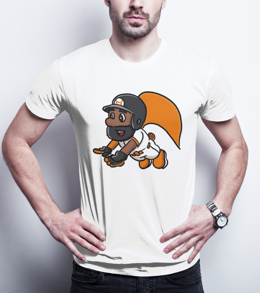Super Baseball Bros Diving Catch Gamer Parody Superhero Player T-Shirt