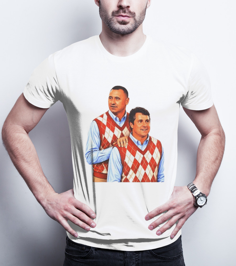 Texas Longhorns Football Coach Step Brothers Argyle Sweater Comedy T-Shirt