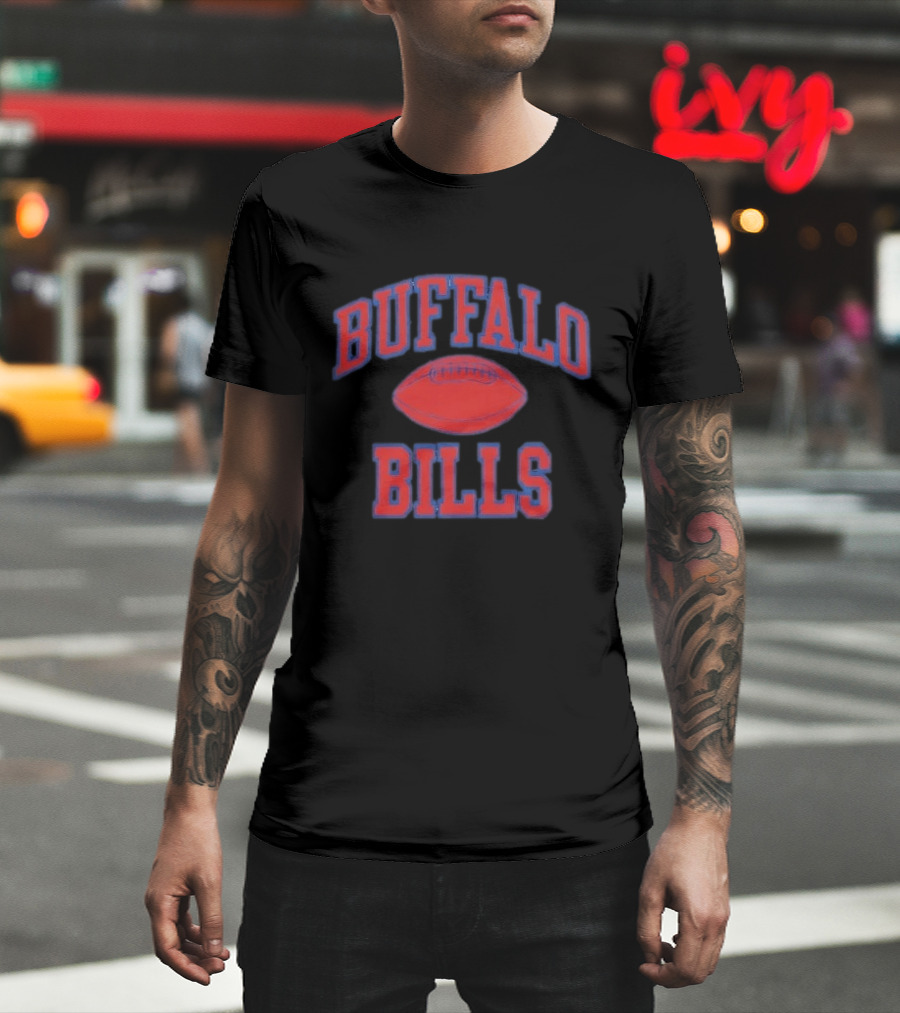 Buffalo Bills Gridiron Lightweight Football Fan T-Shirt