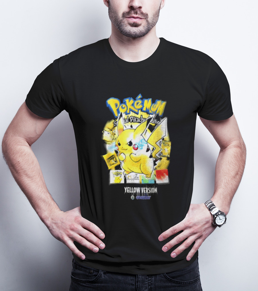 Pokémon Special Pikachu Edition Yellow Version Game Boy Nintendo T-Shirt