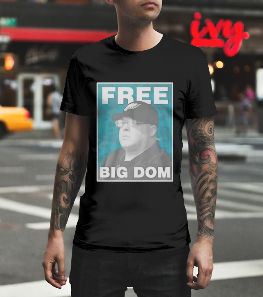 Philadelphia Eagles SEAL Team S07 Free Big Dom T-Shirt