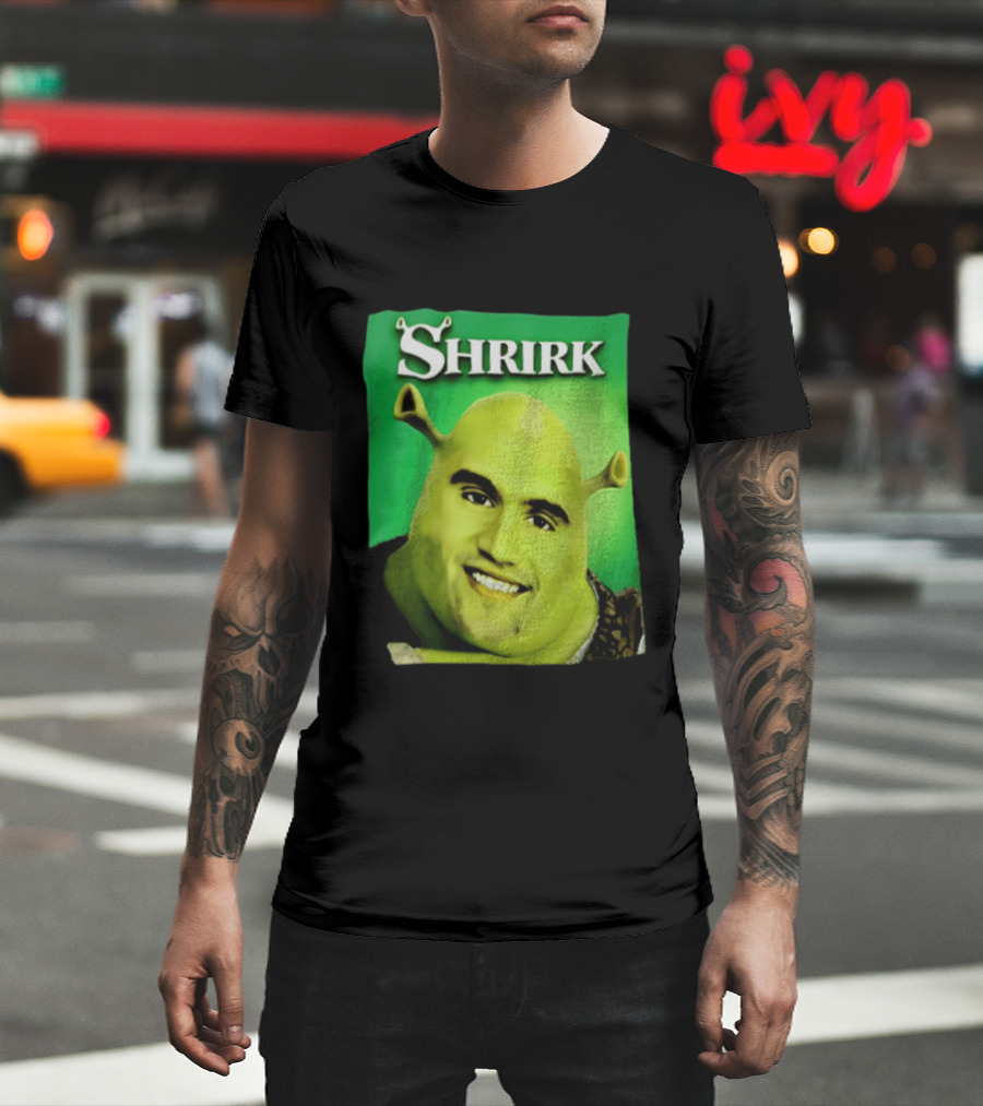 Shrirk Shrek Meme Face Swap Ogre T-Shirt