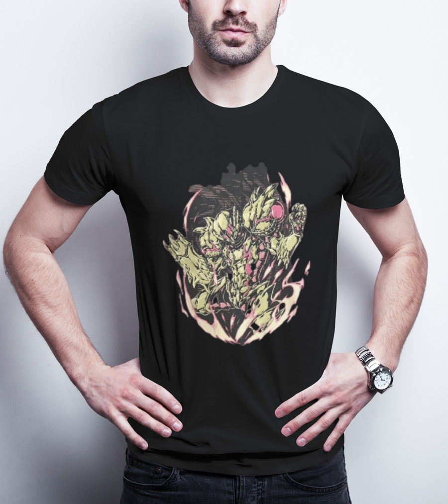 Metroid Samus Aran Suit Glowing Aura Halftone Powering Up T-Shirt