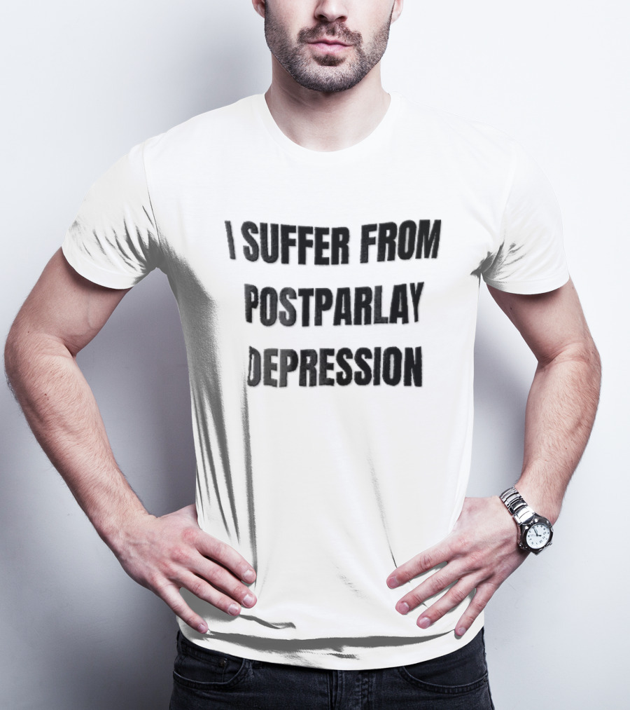 I Suffer From Postparlay Depression Sports Betting Humor T-Shirt