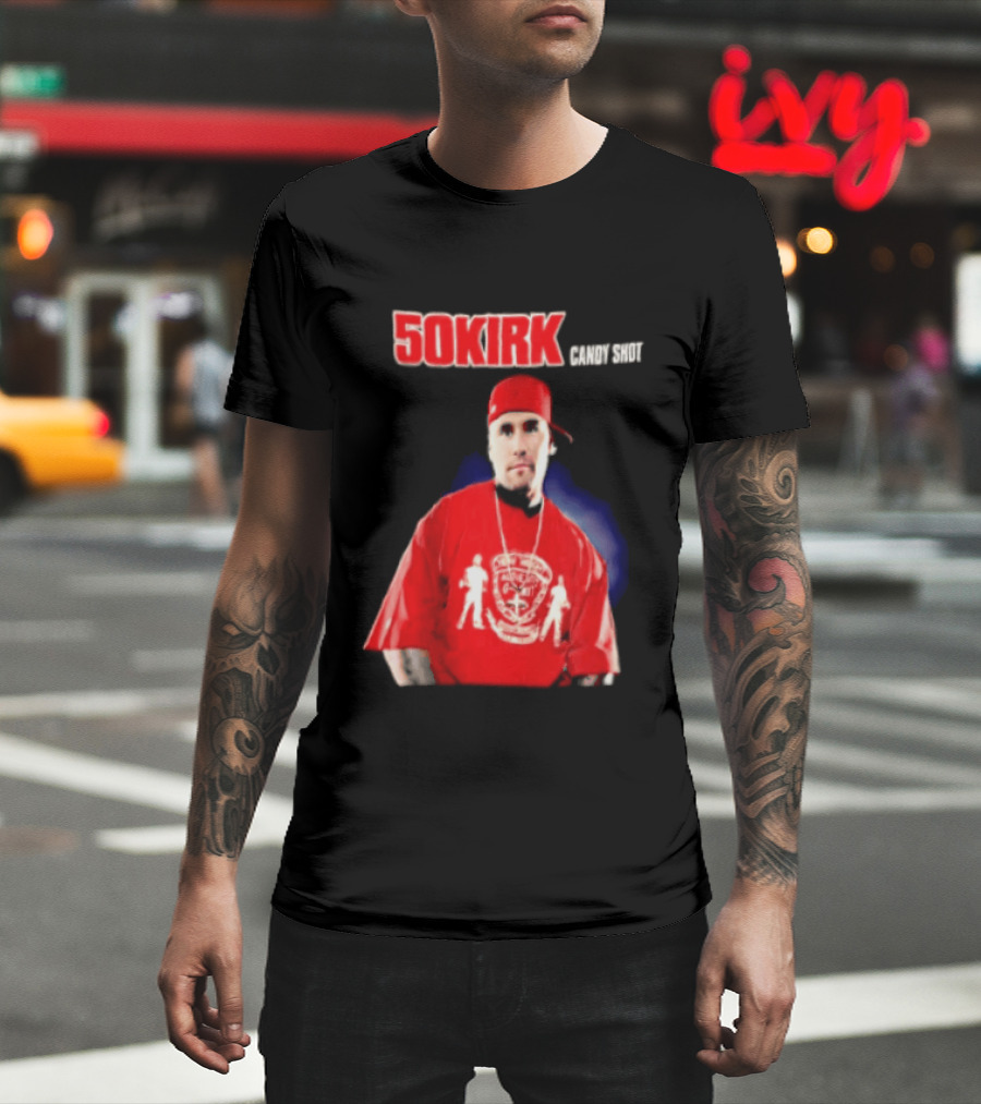 50KIRK Candy Shot Man Red Outfit T-Shirt