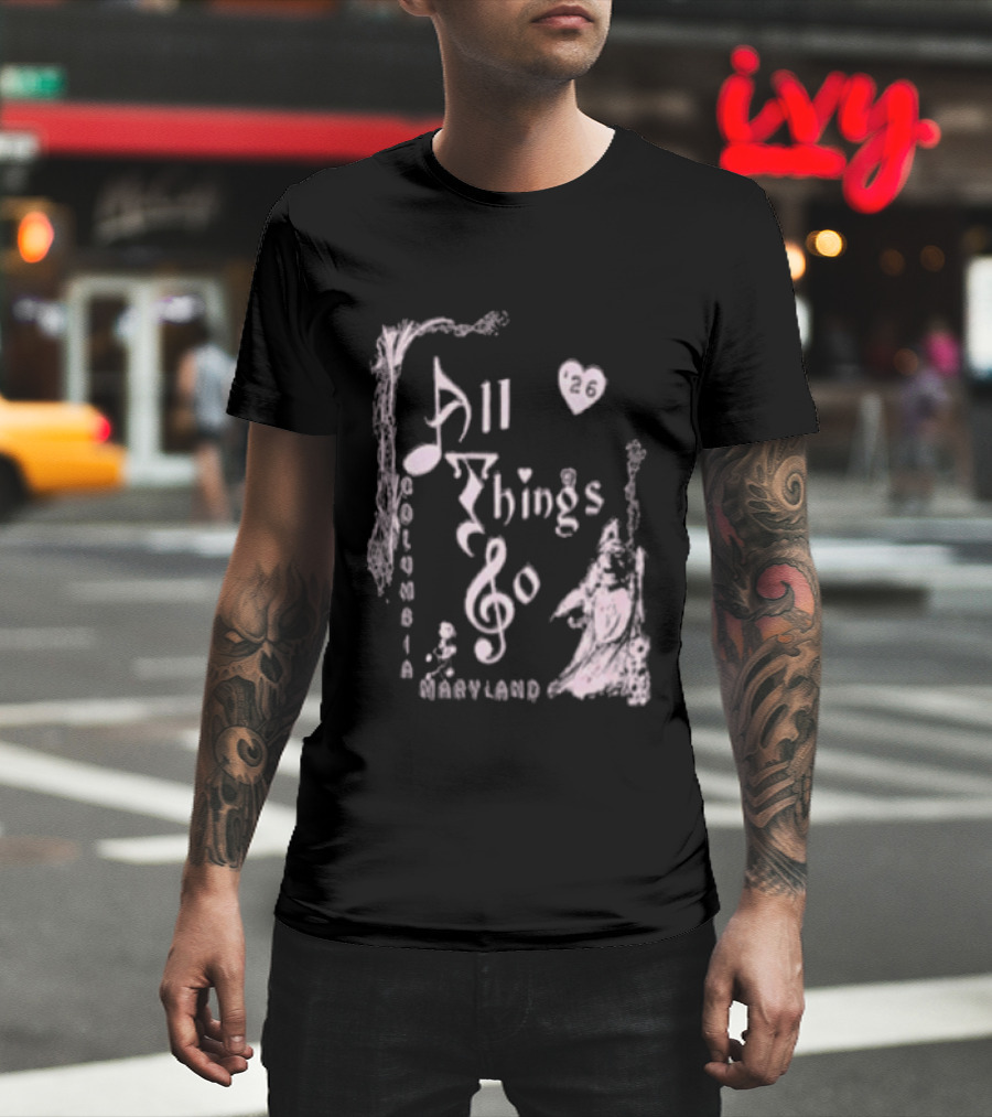 All Things Go NYC Festival 2026 DC Garden Angel T-Shirt
