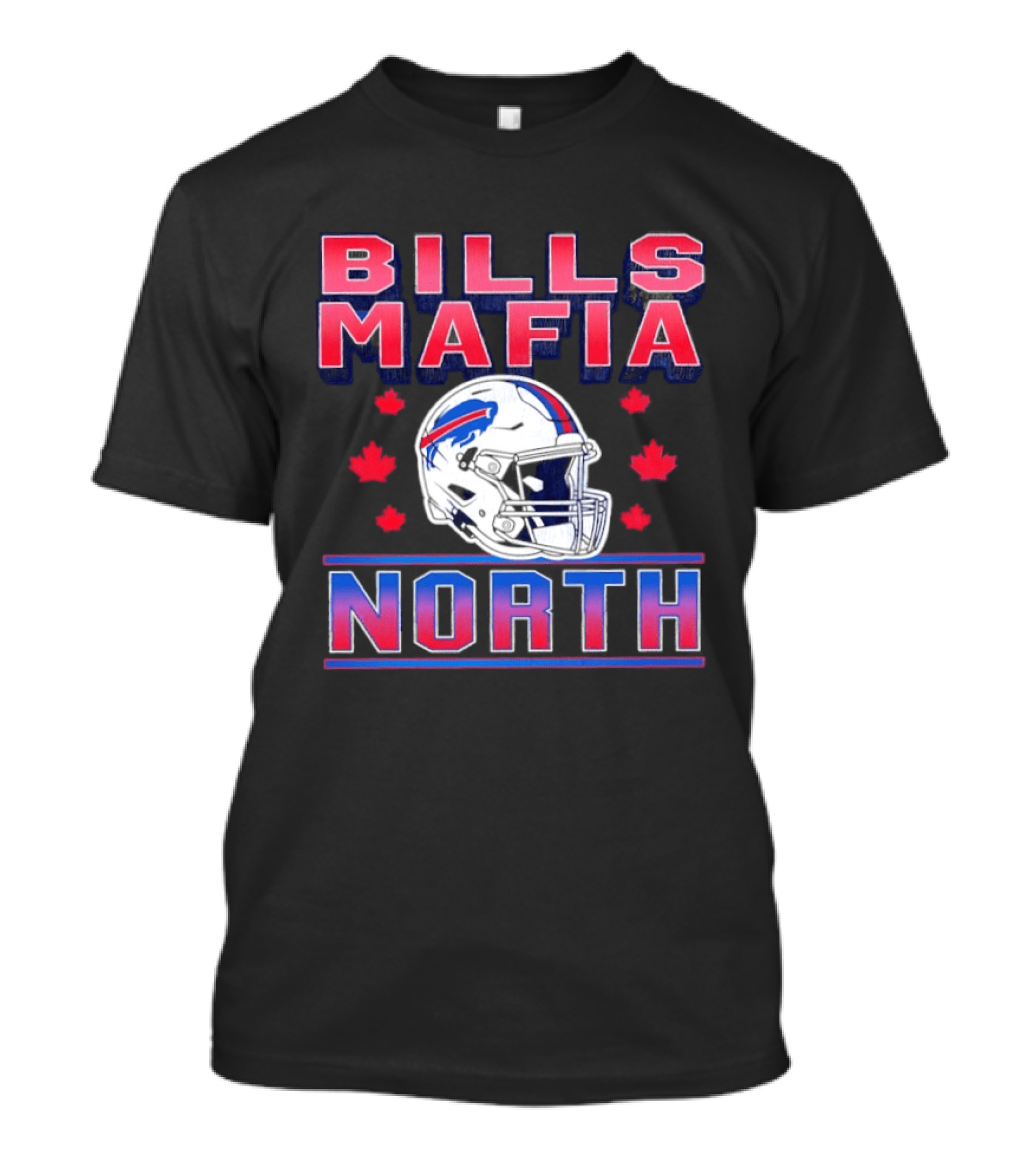 Bills Mafia North Helmet Canadian Fall Maple Leafs T-Shirt