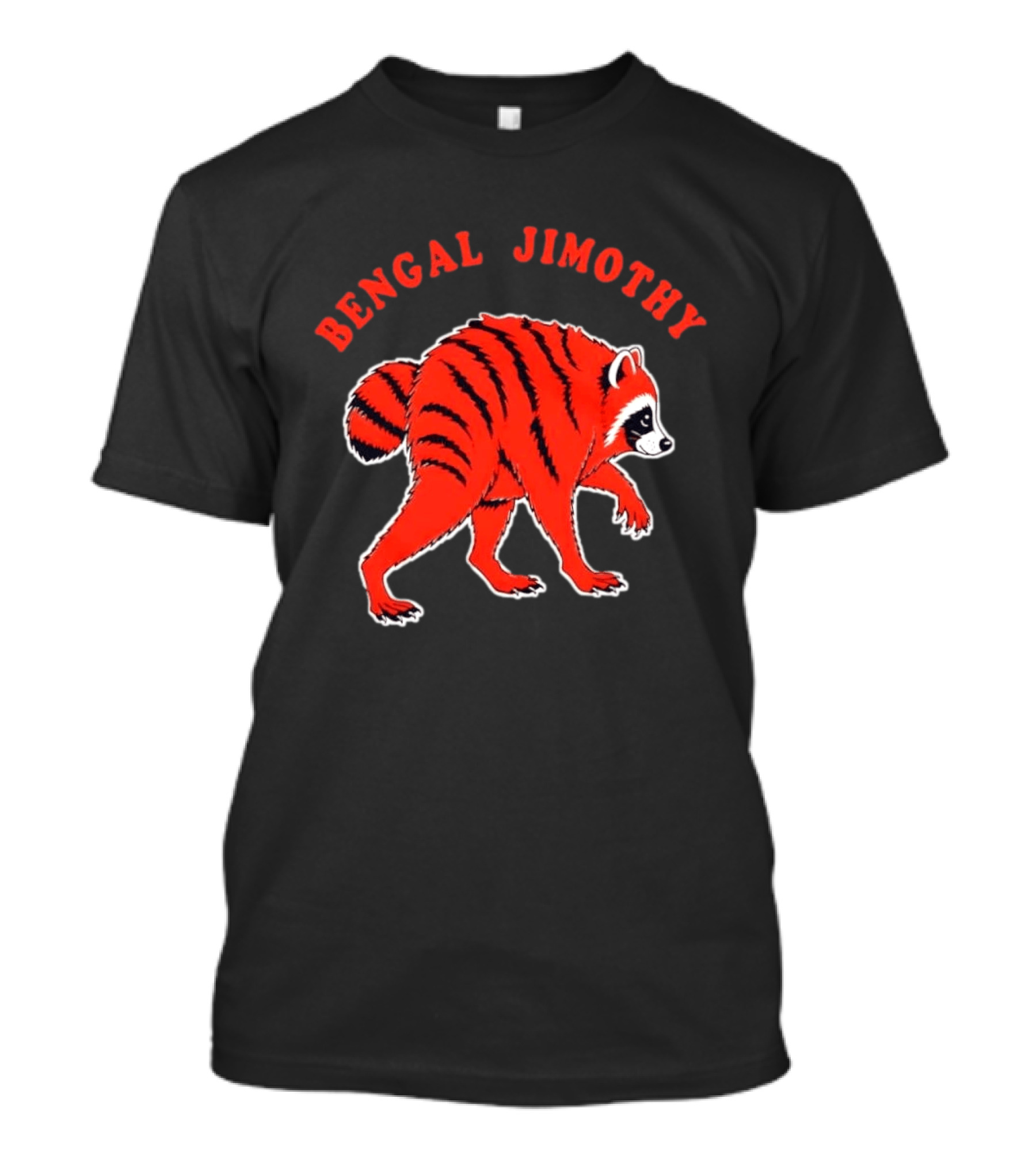 Bengal Jimothy Raccoon Cincinnati Bengals Fan T-Shirt