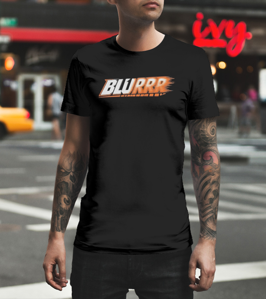 Cincinnati Bengals Blurrr Football T-Shirt
