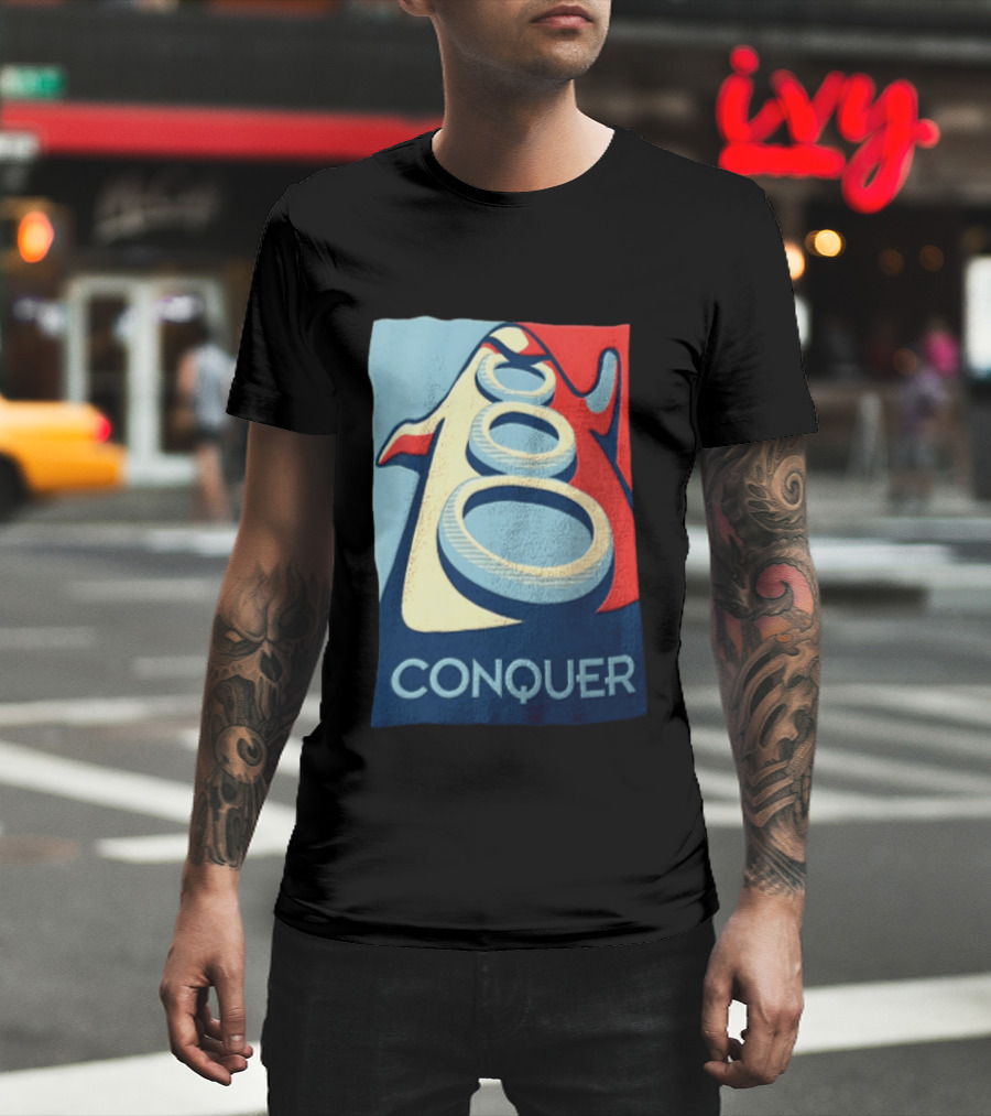 Conquer Penguin Three Rings T-Shirt