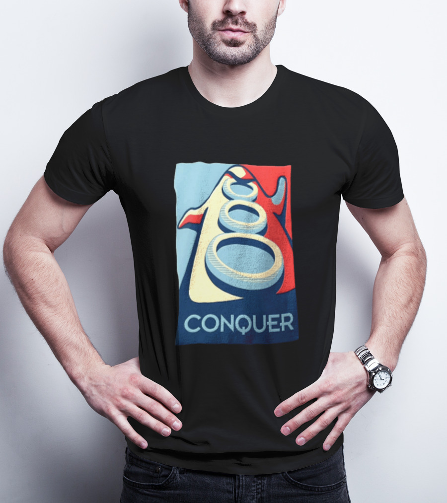 Conquer Penguin Three Rings T-Shirt