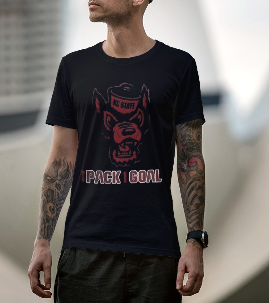NC State Wolfpack NCAA Pack Goal Sailor Hat Camouflage T-Shirt