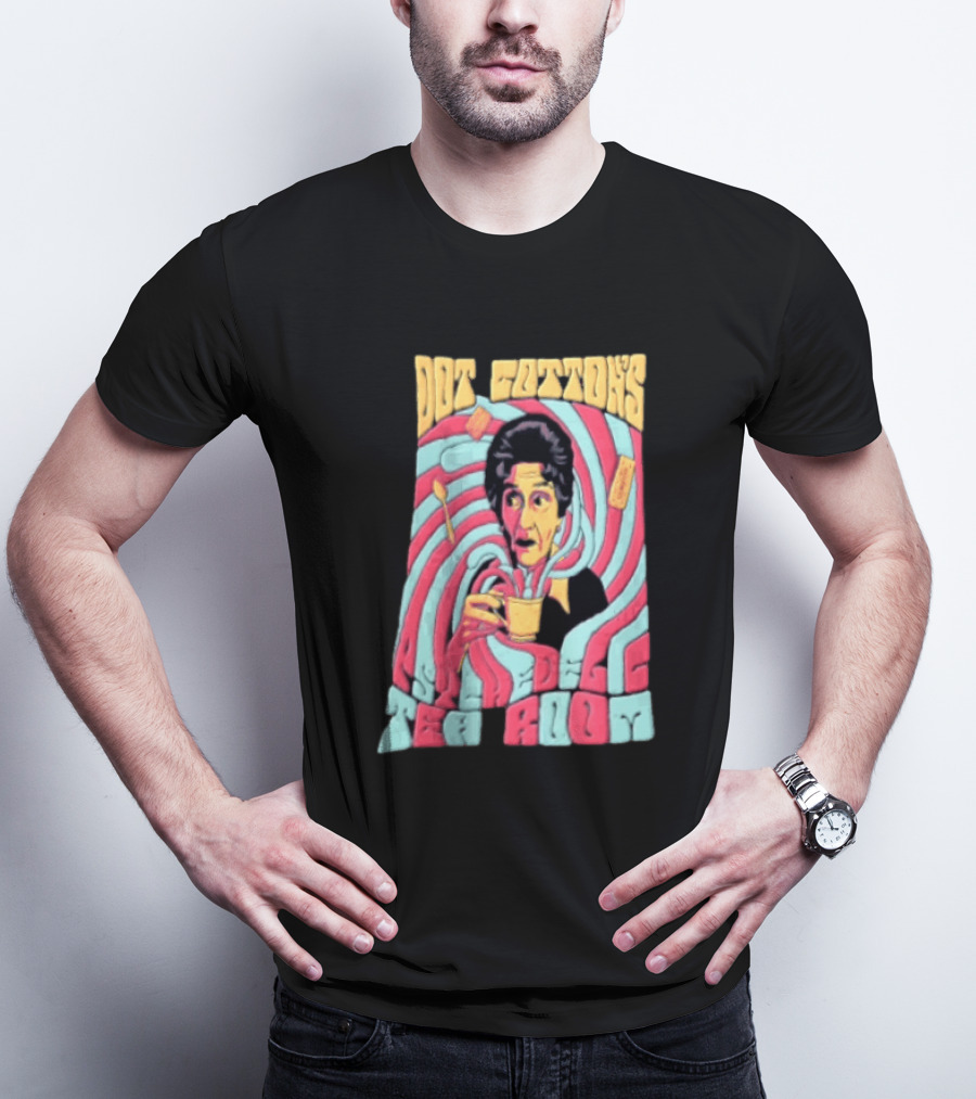 Dot Cotton's Psychedelic Tea Room Eastenders Retro Swirl T-Shirt