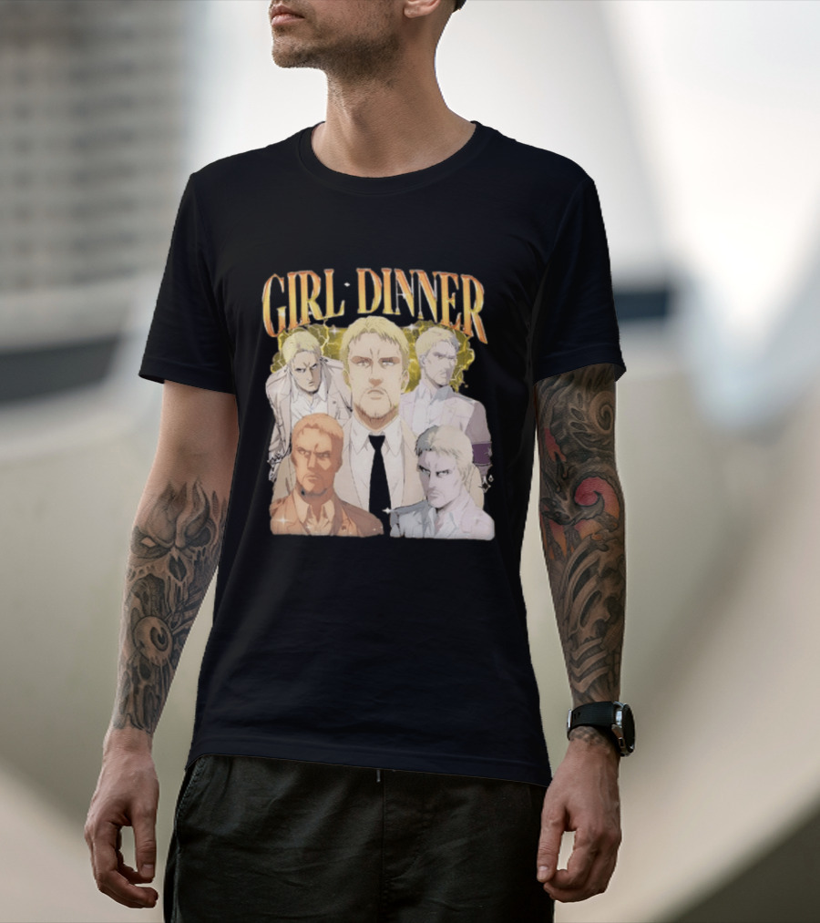 Niall Horan Girl Dinner 2026 New Anime Characters T-Shirt
