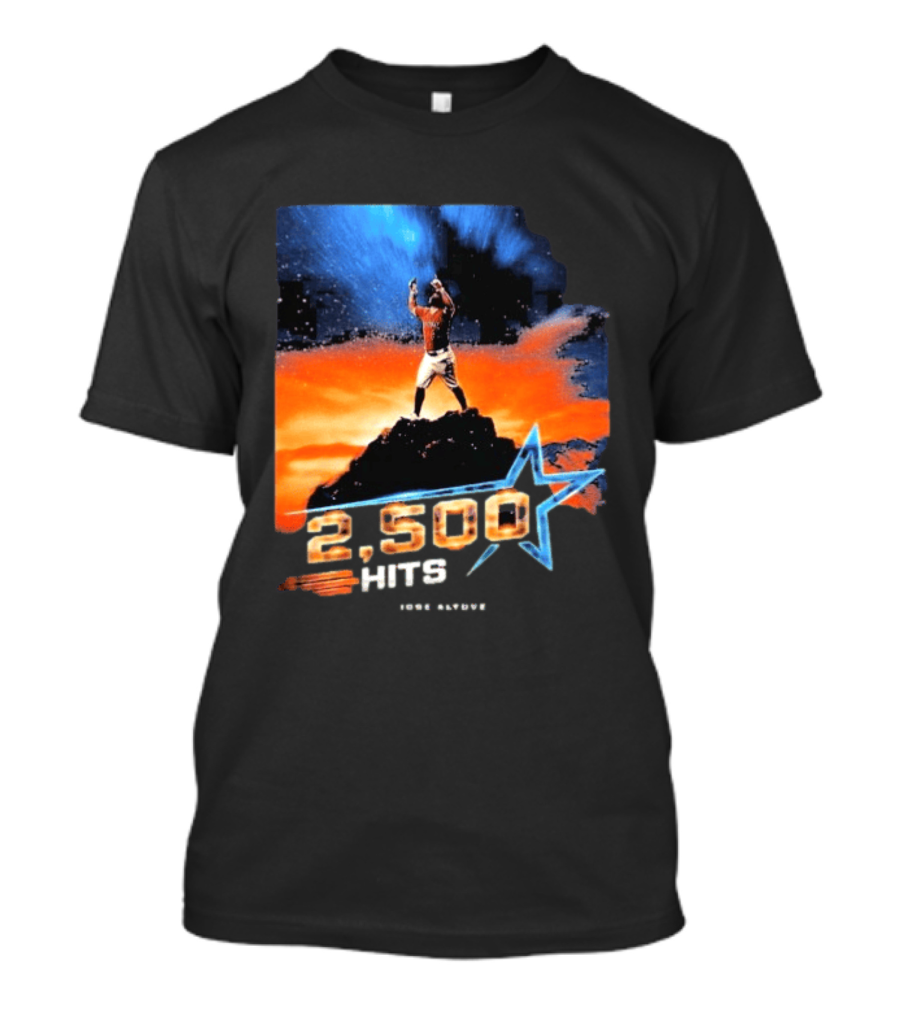 Jose Altuve 2500 Hits Milestone Houston Astros MLB T-Shirt