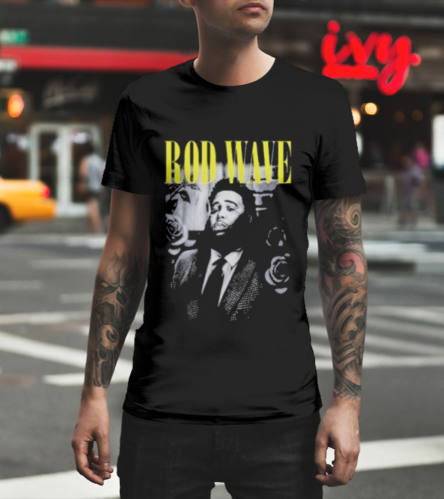 Rod Wave Don't Look Down Tour 2026 Rose Garden Concert Dates T-Shirt