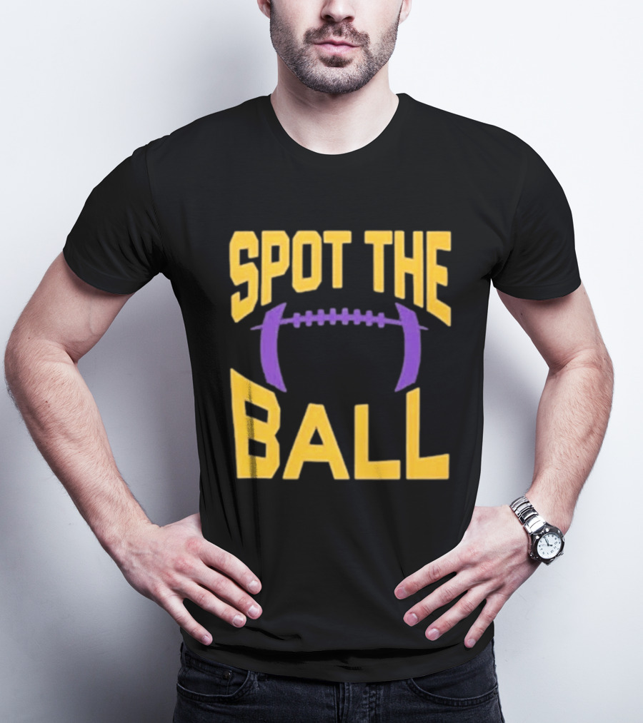 Spot The Ball Football Enthusiast Game Challenge T-Shirt