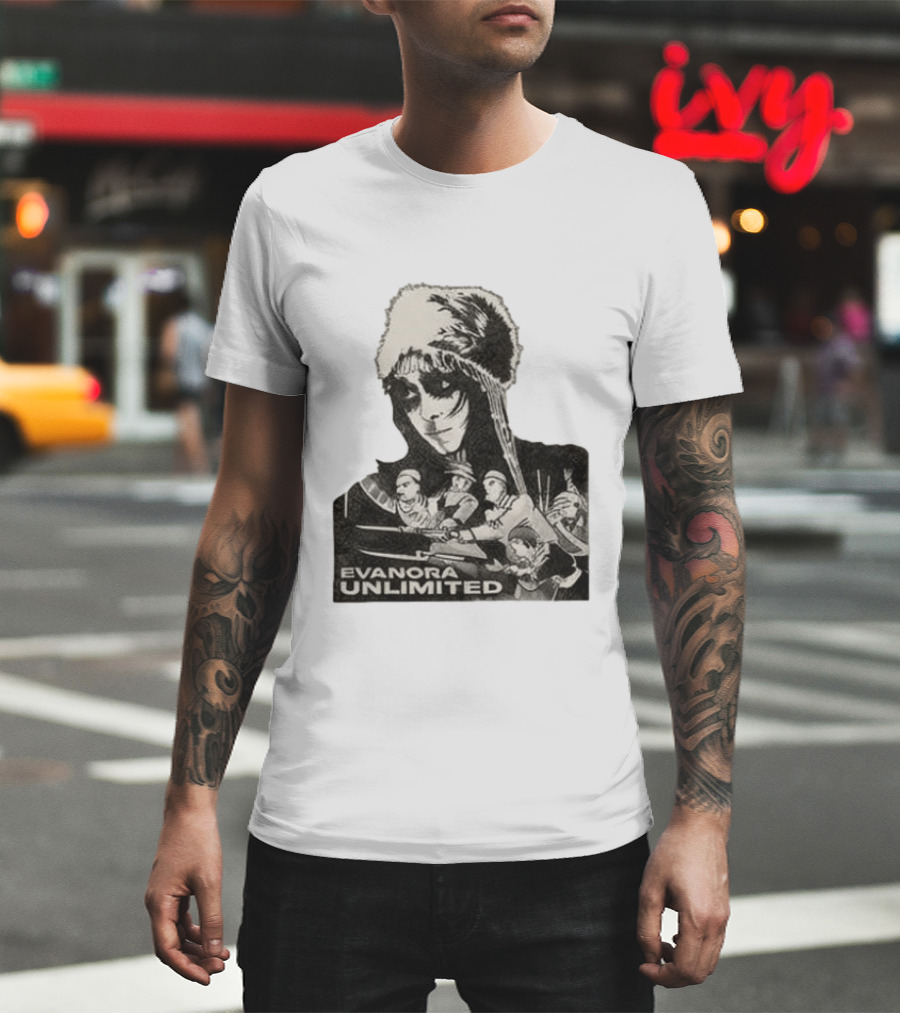 Evanora Unlimited North America Tour 2026 Tour Anime T-Shirt