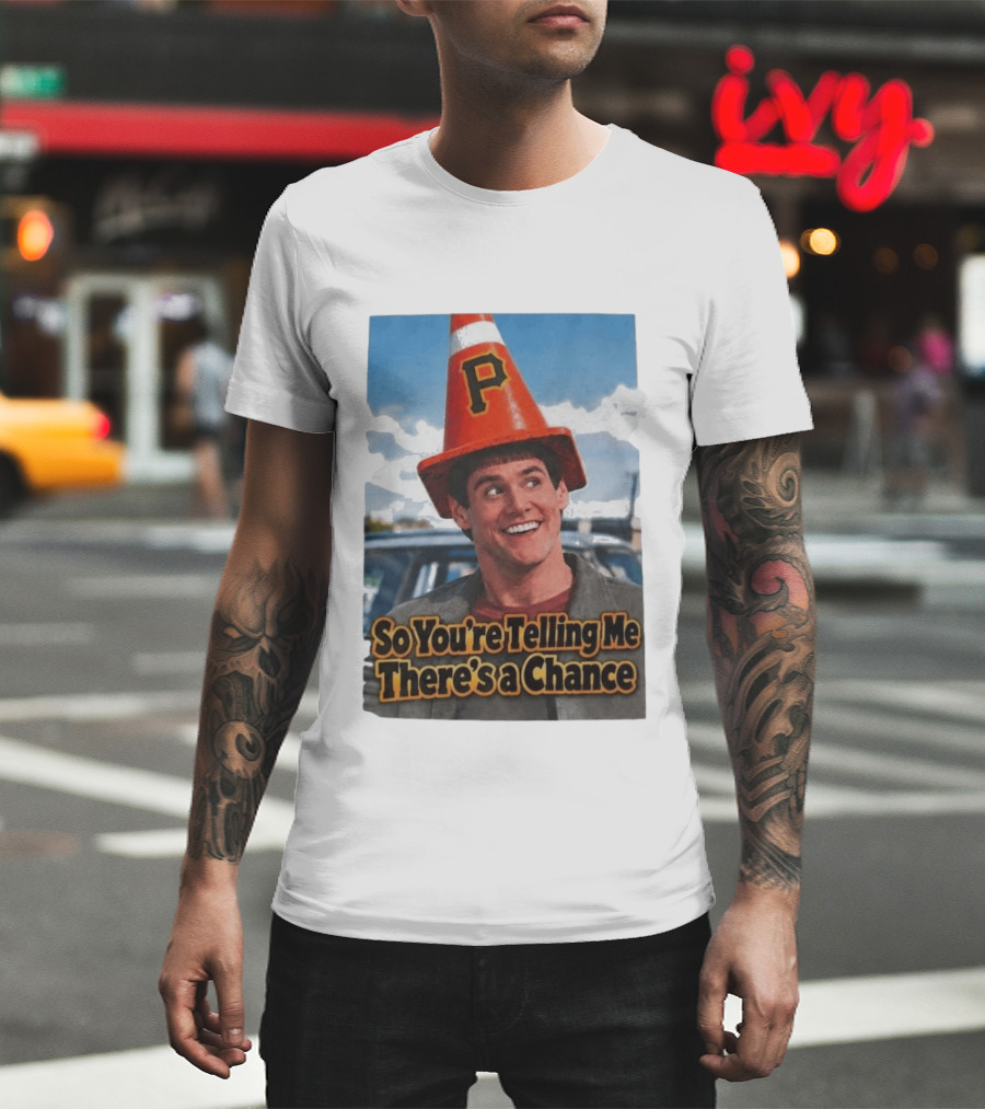 Jim Carrey Cone Hat P So You're Telling Me There's A Chance T-Shirt