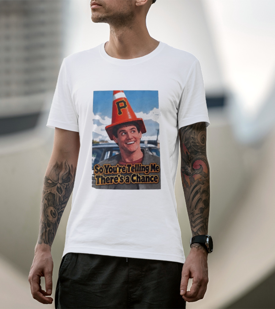 Jim Carrey Cone Hat P So You're Telling Me There's A Chance T-Shirt