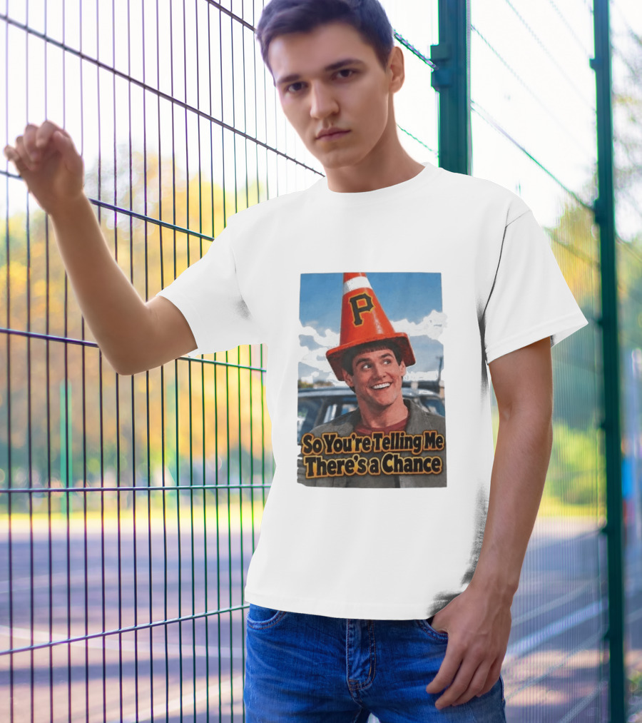 Jim Carrey Cone Hat P So You're Telling Me There's A Chance T-Shirt