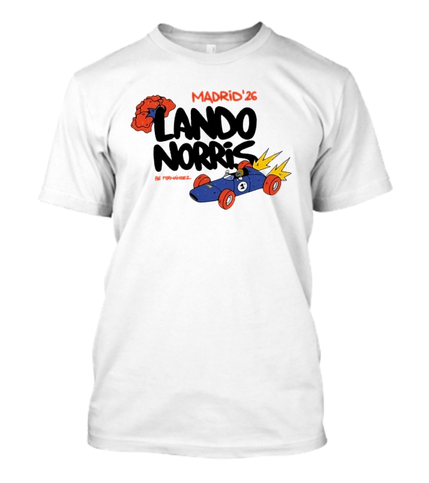Maddio's Lando Norris Racing Car T-Shirt