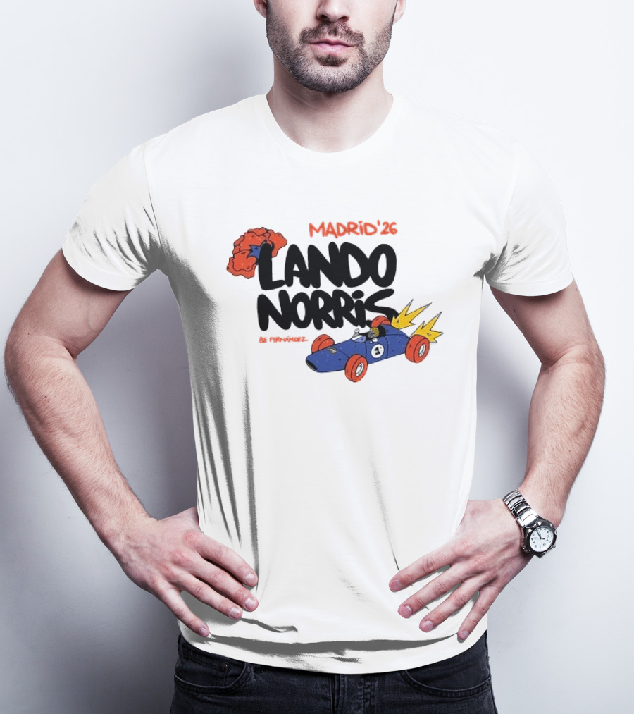 Maddio's Lando Norris Racing Car T-Shirt